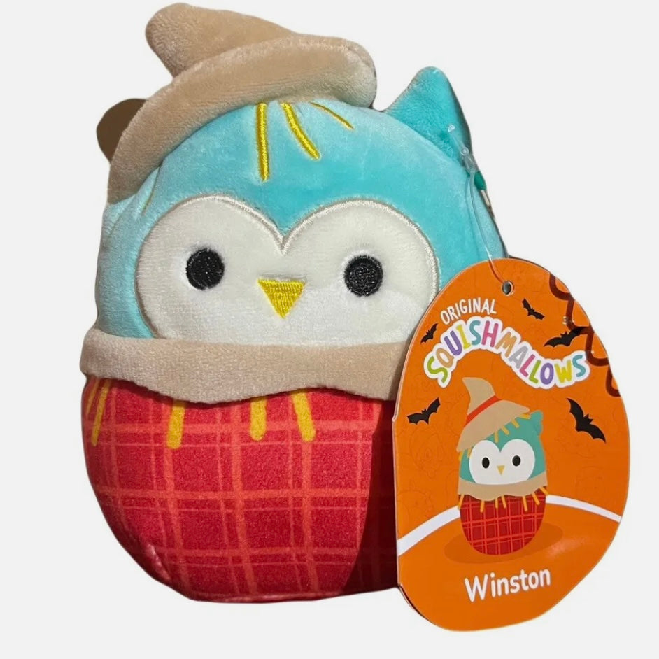 Squishmallow Winston the Scarecrow Owl – The Store Before Time