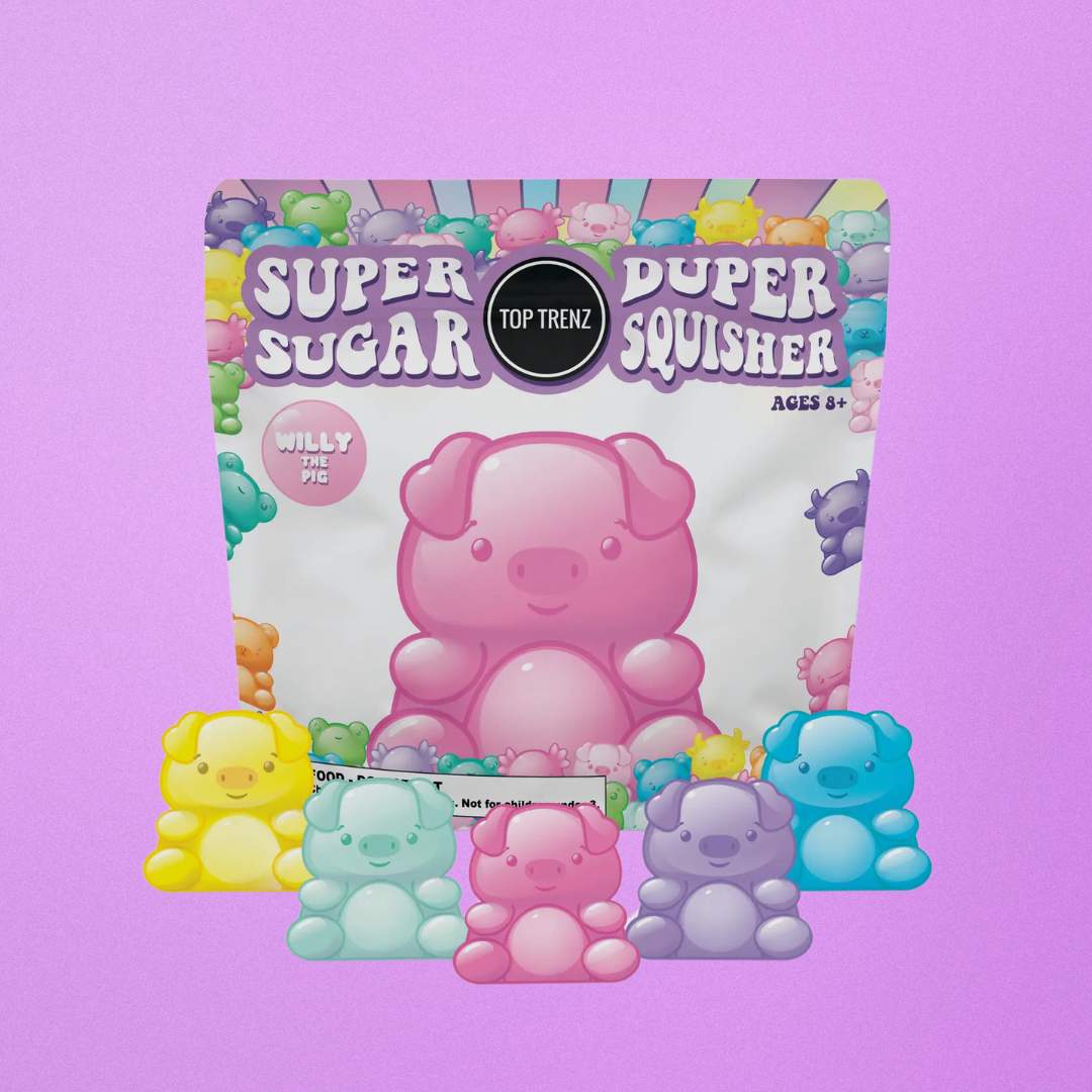Super Duper Sugar Squisher Toy - Pig – The Store Before Time
