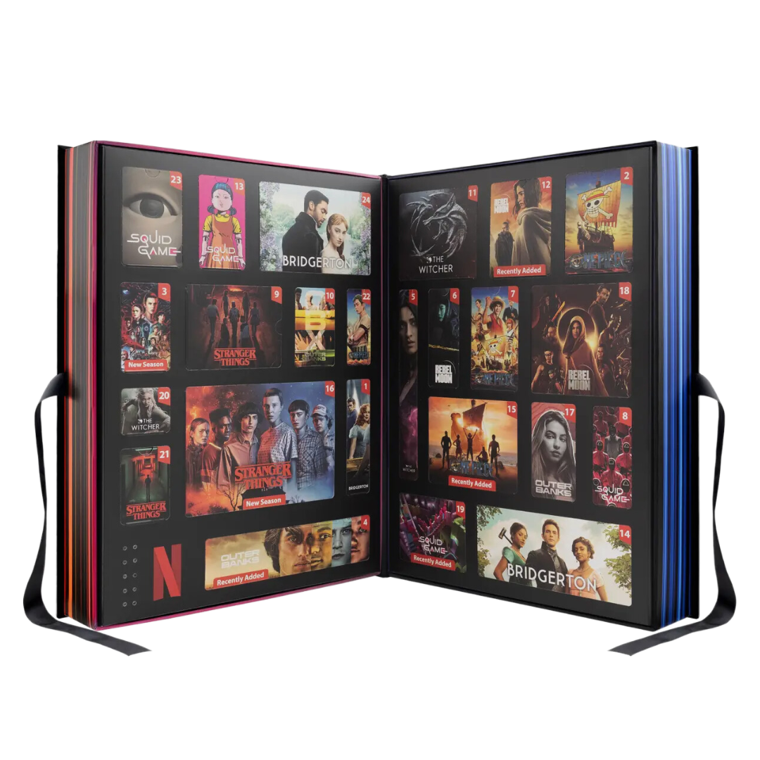 Official Netflix Gift Box 2024 Holiday Advent Calendar – The Store ...