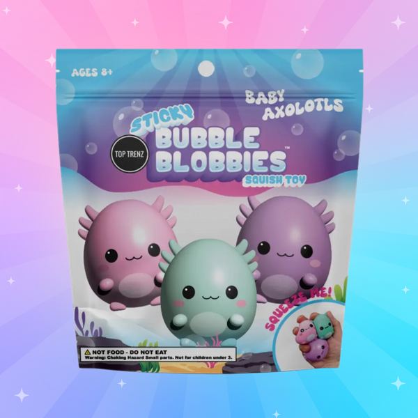 Sticky Bubble Blobbies - Baby Axolotls – The Store Before Time