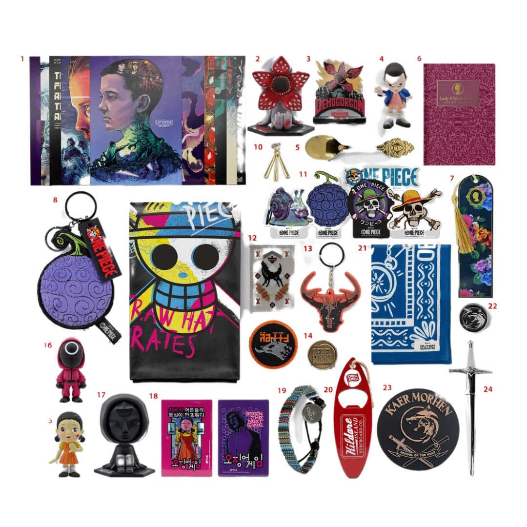 Official Netflix Gift Box 2024 Holiday Advent Calendar – The Store ...